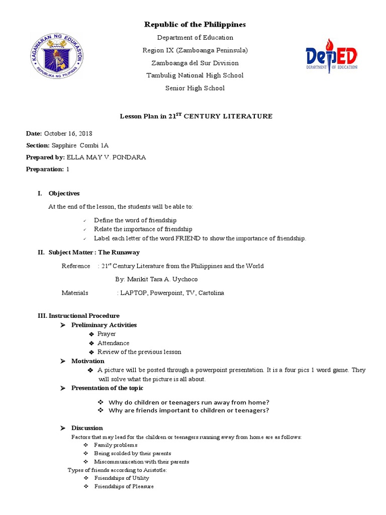 Daily Lesson Plan | PDF | Lesson Plan | Psychological Concepts