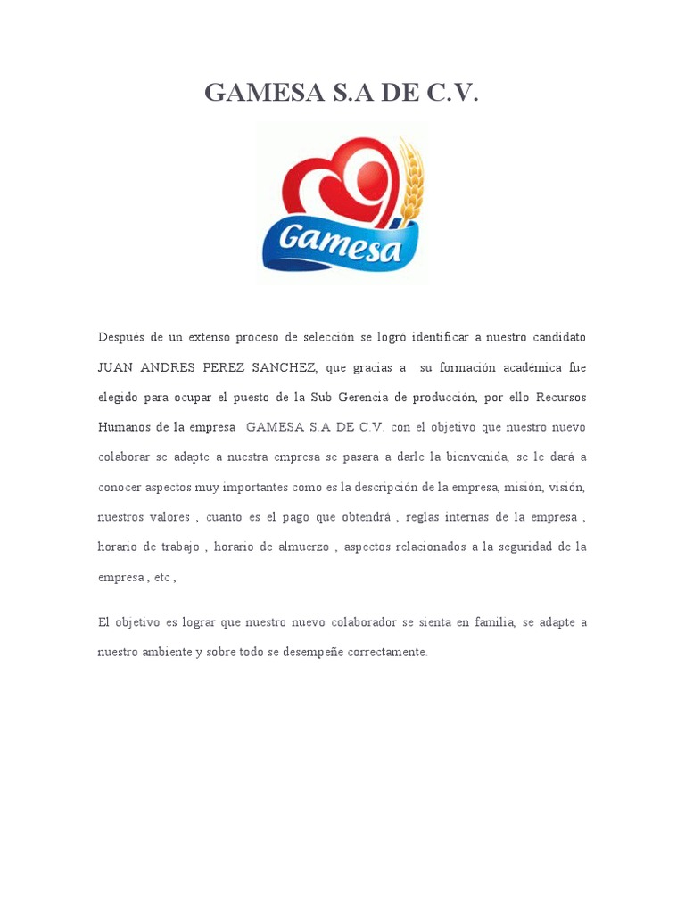 Gamesa Asemag | PDF | Pepsi Co | Business