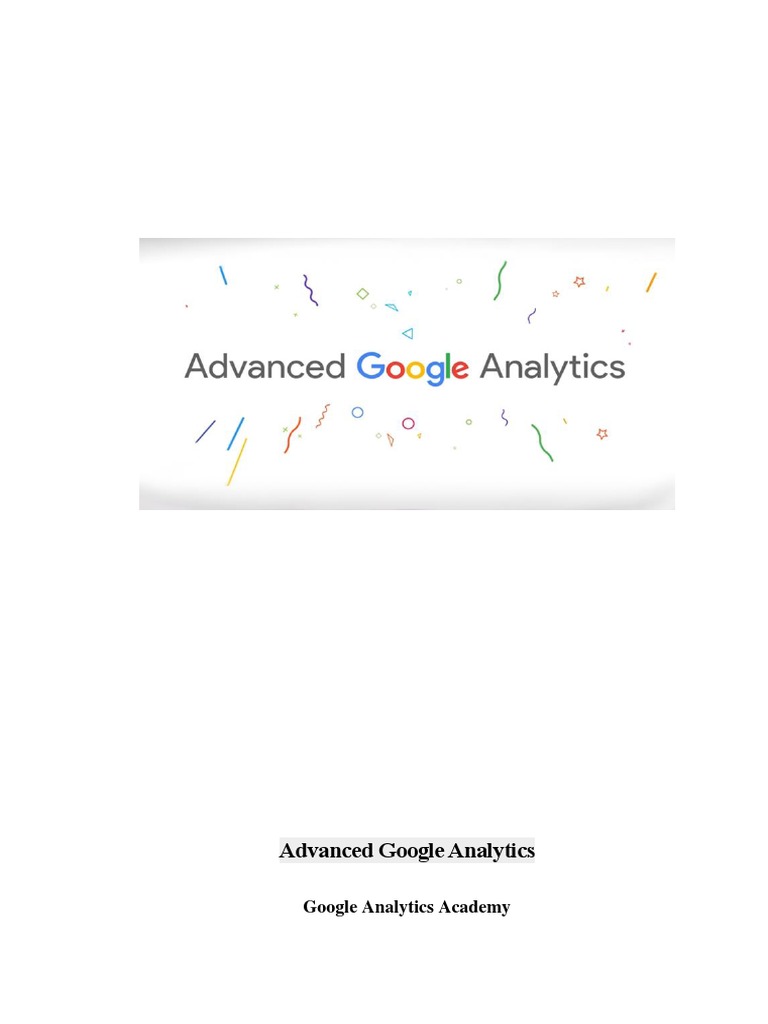 Advanced Google Analytics PDF | PDF | Http Cookie | Websites