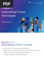 CCNP Packet Tracer - Configuring A Zone-Based Policy Firewall (ZPF) | PDF | Router (Computing ...