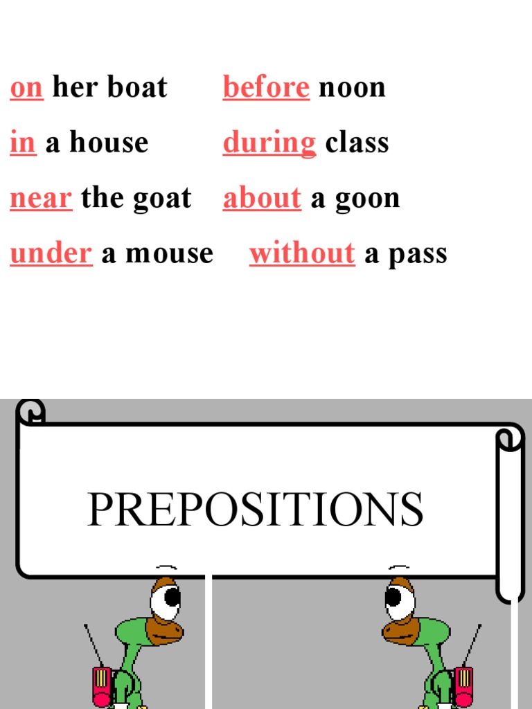 Preposition | PDF | Preposition And Postposition | Adverb