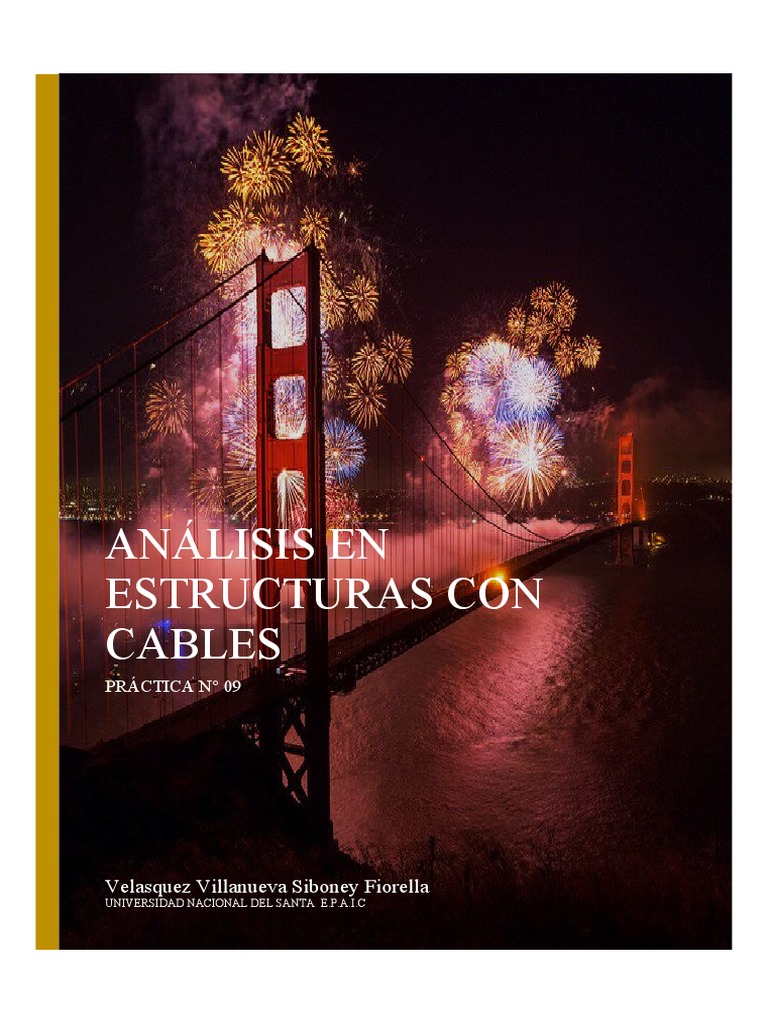 Análisis en Estructuras Con Cables | PDF | Ingeniería estructural ...