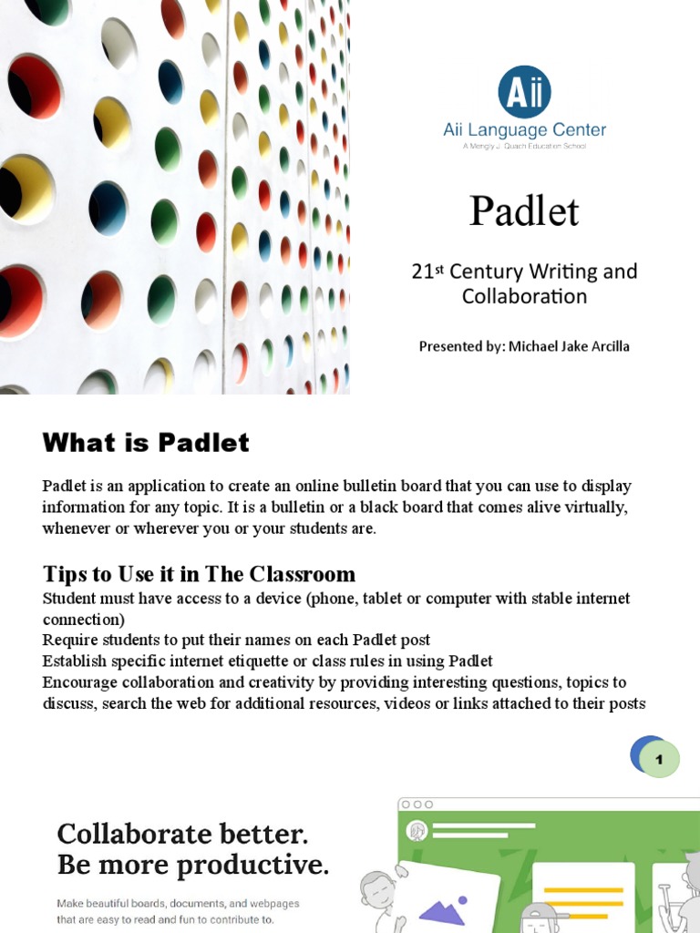 Padlet For Writing and Collaboration | PDF