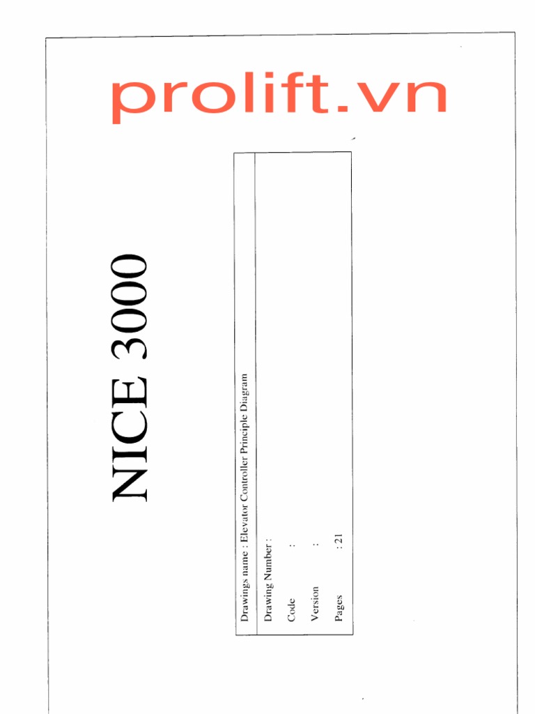 Bản vẽ hisa Tủ Nice3000 | PDF