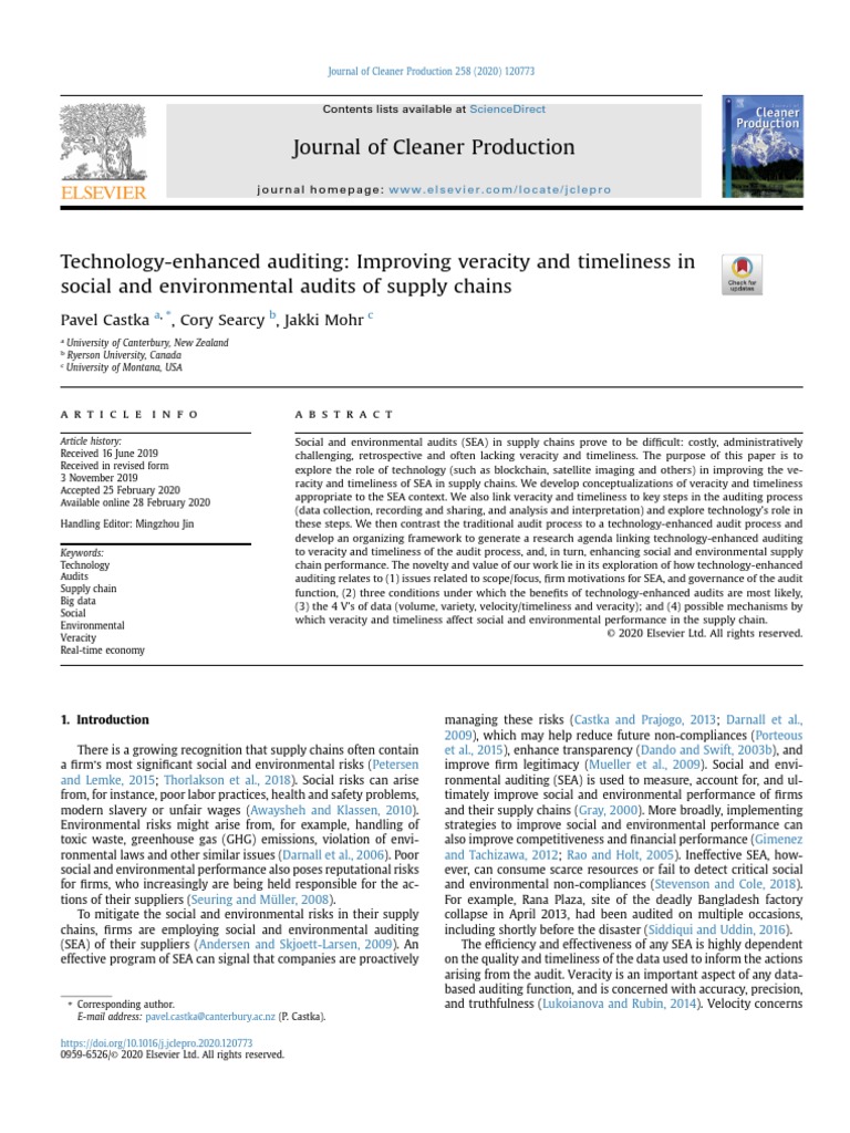 Technology-Enhanced Auditing | PDF | Accuracy And Precision | Audit