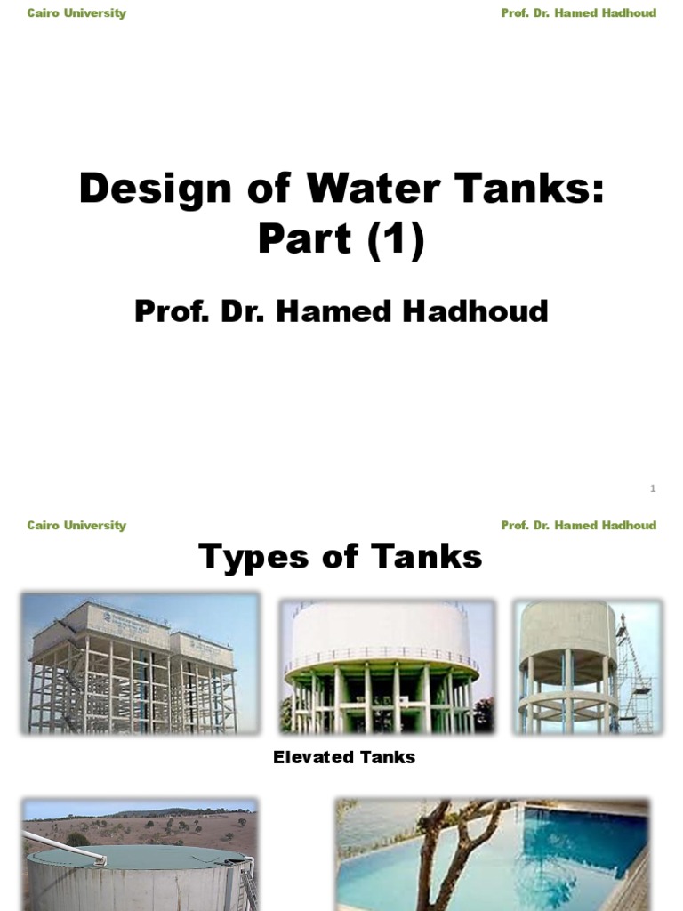 Design of Rect Water Tank | PDF | Beam (Structure) | Mechanics