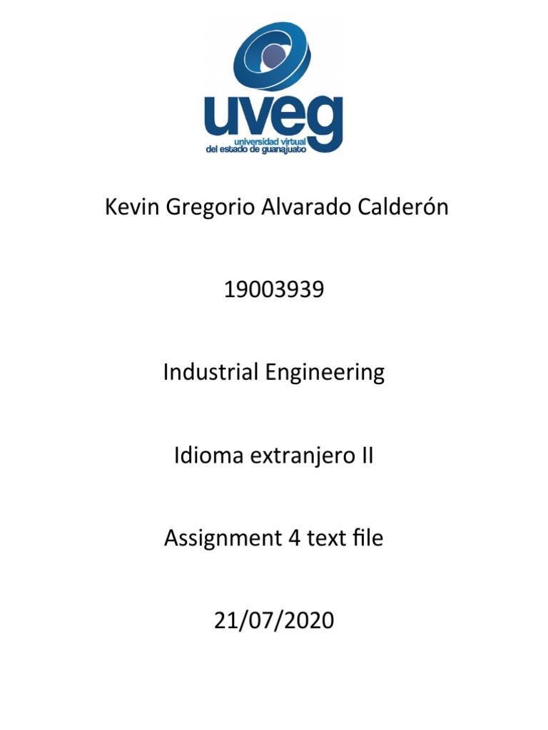 Kevin Gregorio Alvarado Calderón | PDF