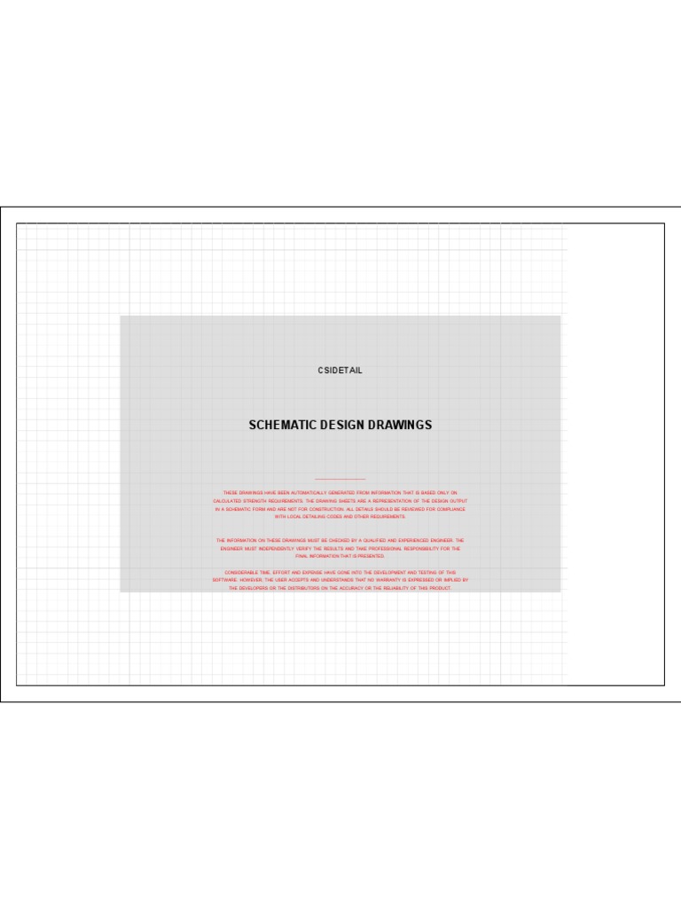 Schematic Design Drawings: Csidetail | PDF | Economic Sectors | Civil ...