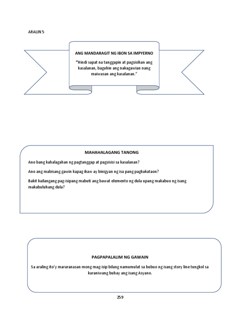 Filipino Grade 9 3rd Quarter Aralin 5 | PDF