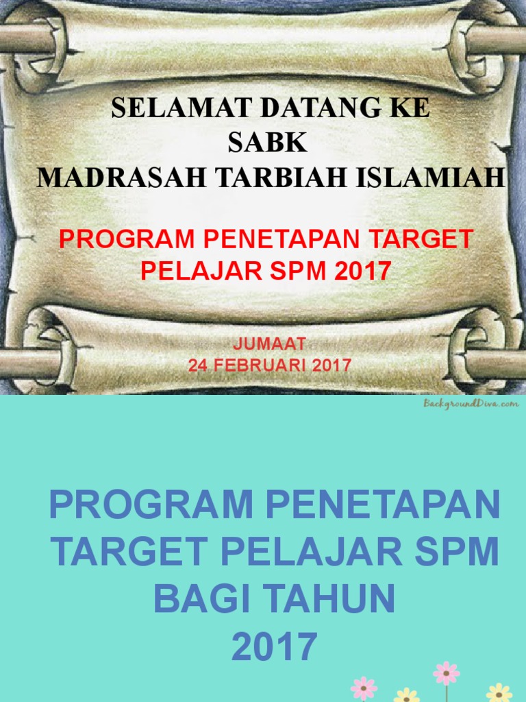 Penetapan Target SPM 2017 | PDF
