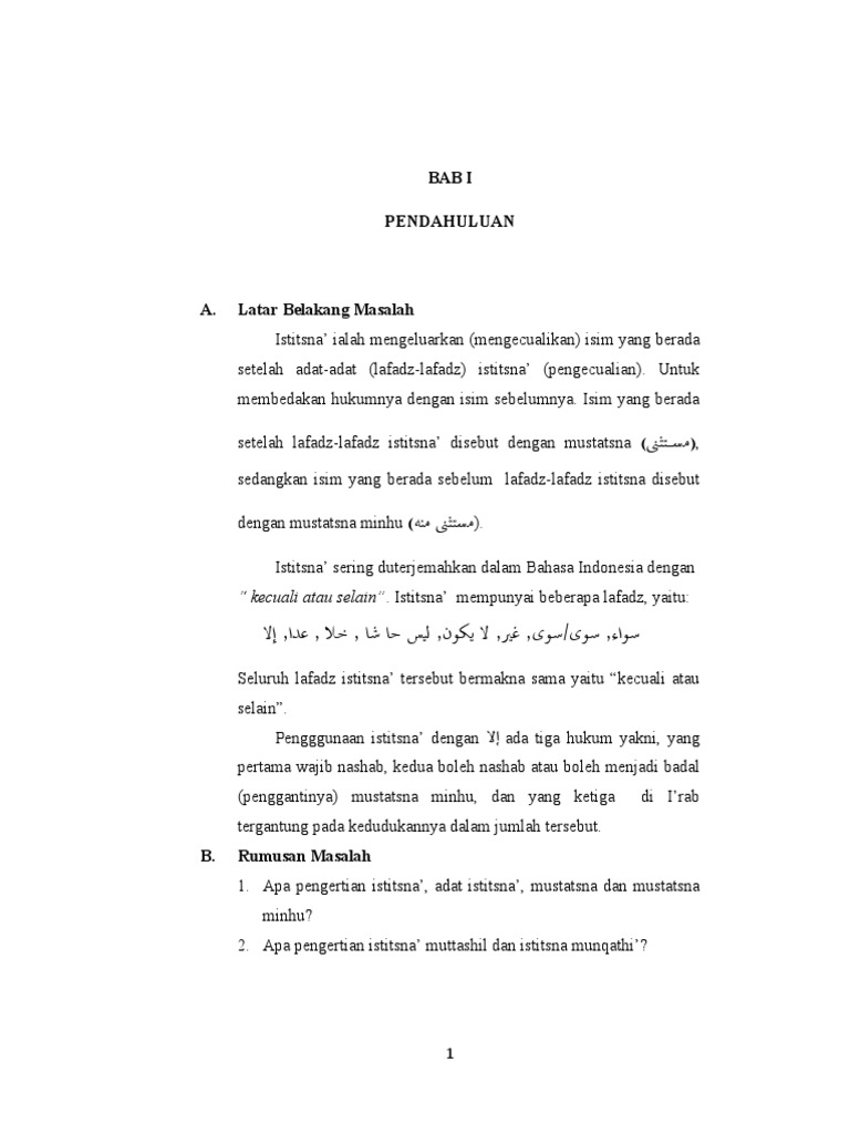 Makalah Bahasa Arab Pdf