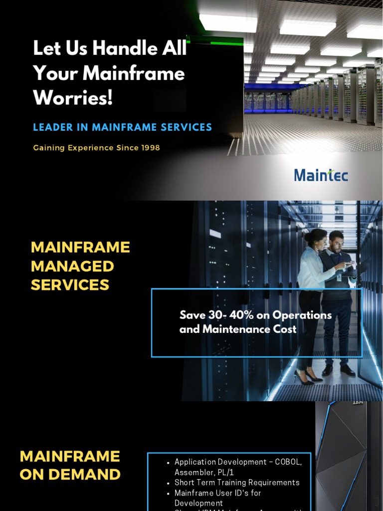 Managed Mainframe Services | PDF