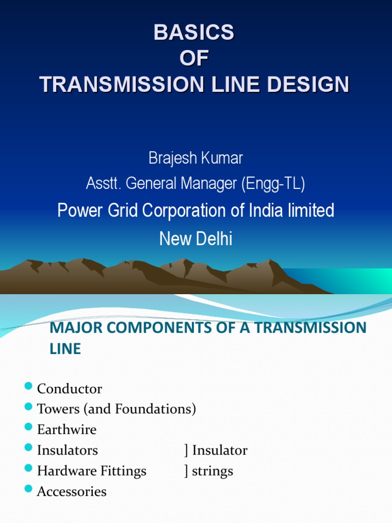Transmission Line Design Guide | PDF | Insulator (Electricity ...