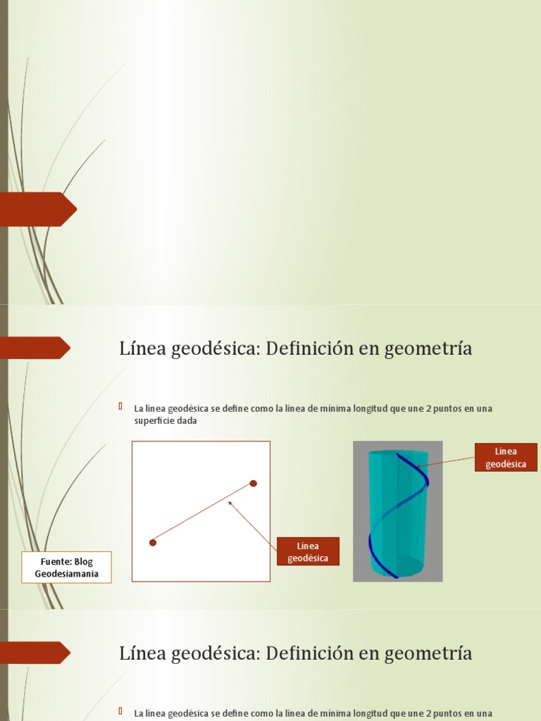 Línea Geodésica - Flores - Grabiel - Escajadillo | PDF | Esfera | Elipse