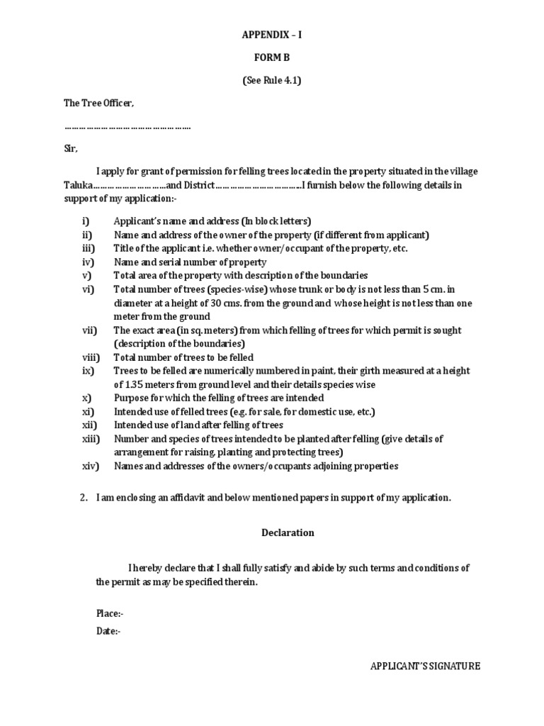 Appendix - I Form B | PDF | Property | Virtue