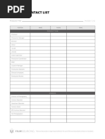 Wrapbook Film Crew List Template | PDF | Business