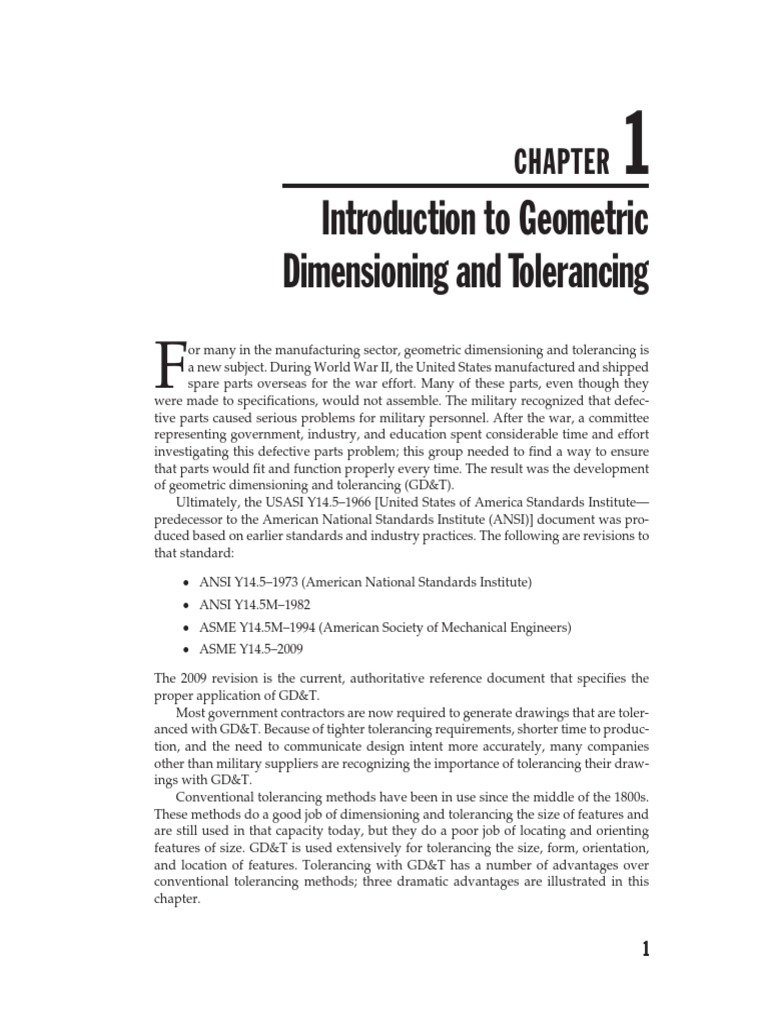 Introduction to Geometric Dimensioning and Tolerancing | PDF | Geometry