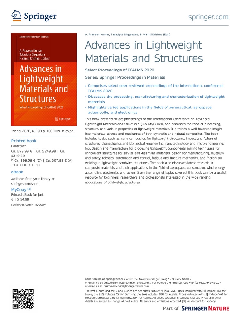 Lightweight Materials Insights | PDF | Nanotechnology | Building ...