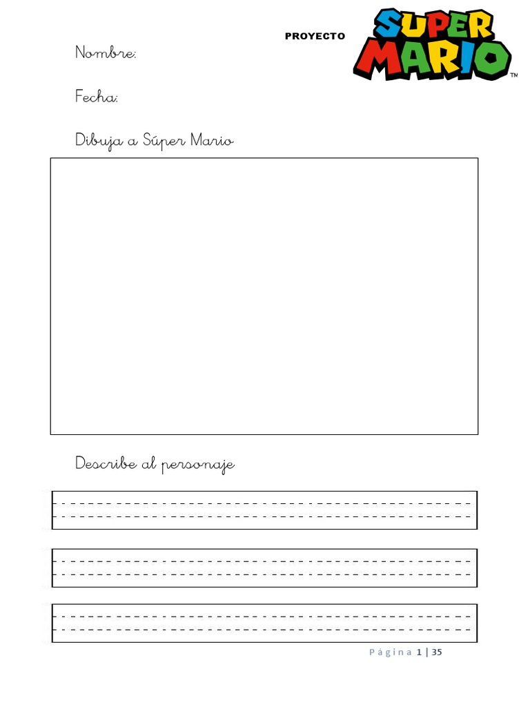 Proyecto Super Mario | PDF | Mario | Nintendo