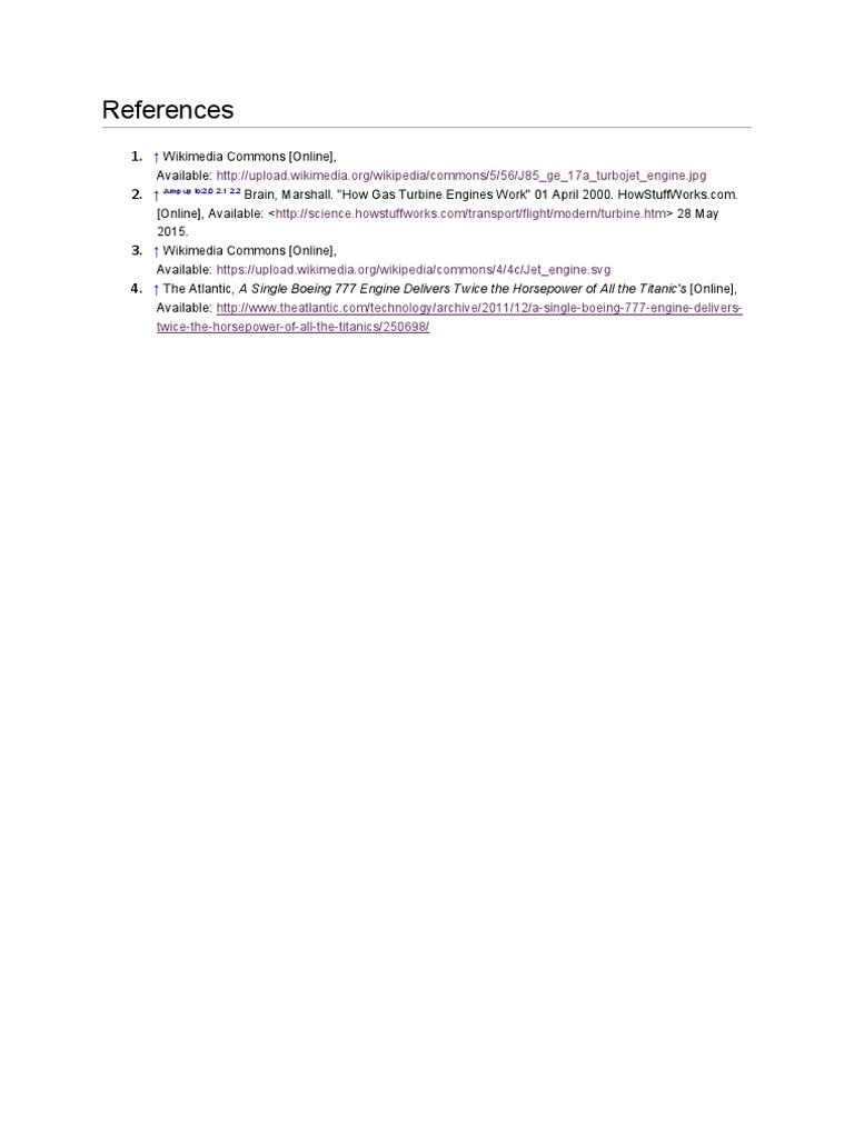 Gas Turbine Engine Resources | PDF