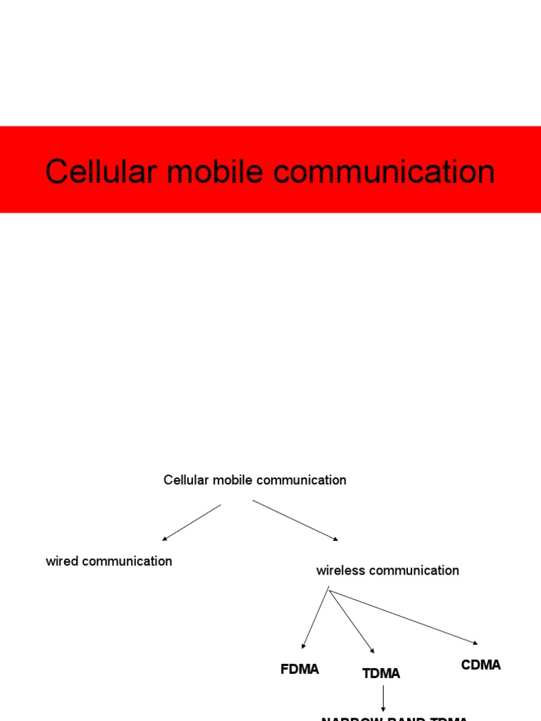 Cellular Mobile Communication | PDF