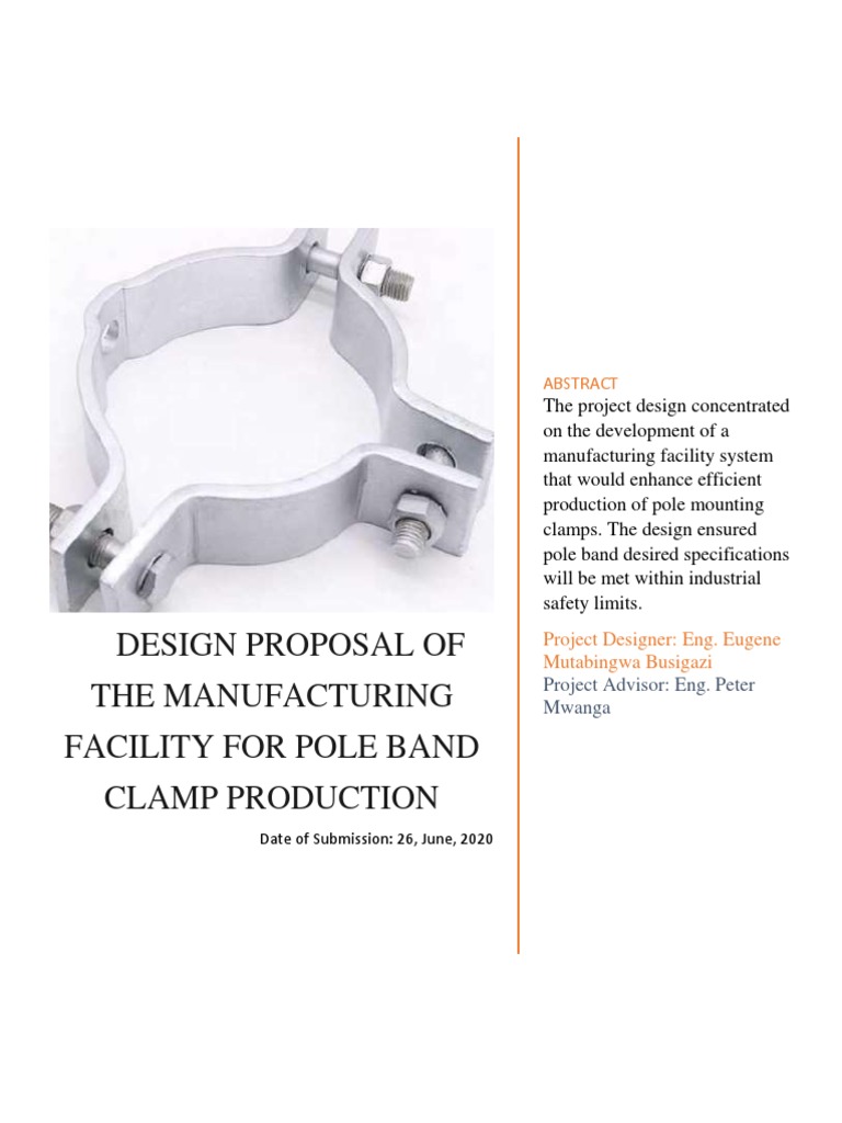 Design of A Pole BND Clamp PDF | PDF | Screw | Nut (Hardware)