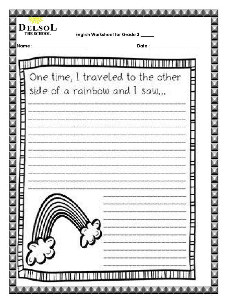 Grade 3 English Worksheets