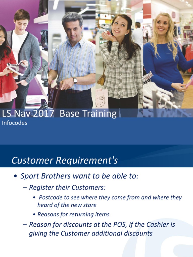 6 LS Nav Infocodes | PDF | Point Of Sale | Discounts And Allowances