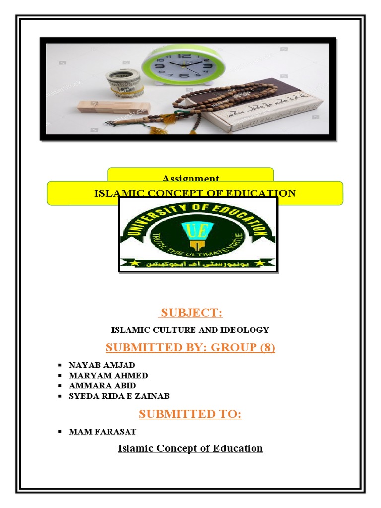 Islamic Concept of Education | PDF | Quran | Islam