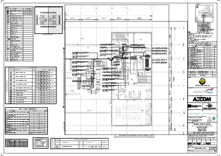 Sheet 1 Sheet 2: 1 Second Floor Bms Layout Sheet 2 of 2 | PDF | Art ...