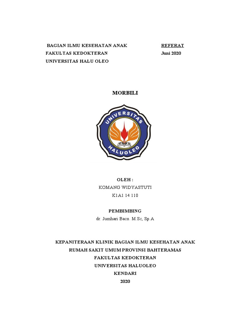 Refarat Anak Morbili | PDF | Pengembangan Diri | Kesehatan Holistik