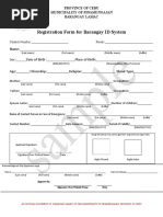 Barangay Census Form 2024 Sample | PDF