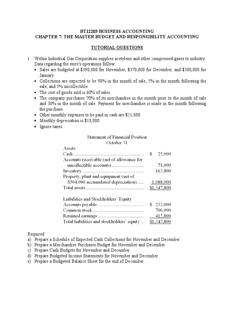 Tutorial Chapter 7 | PDF