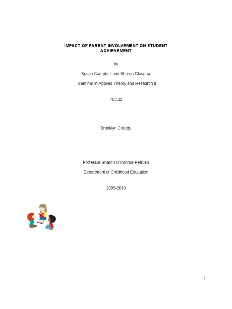 Parent Involvement and Student Success | PDF | Survey Methodology ...