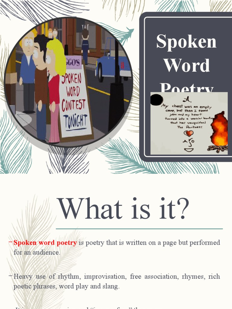 Spoken Word Poetry Presentation | PDF | Spoken Word | Poetry