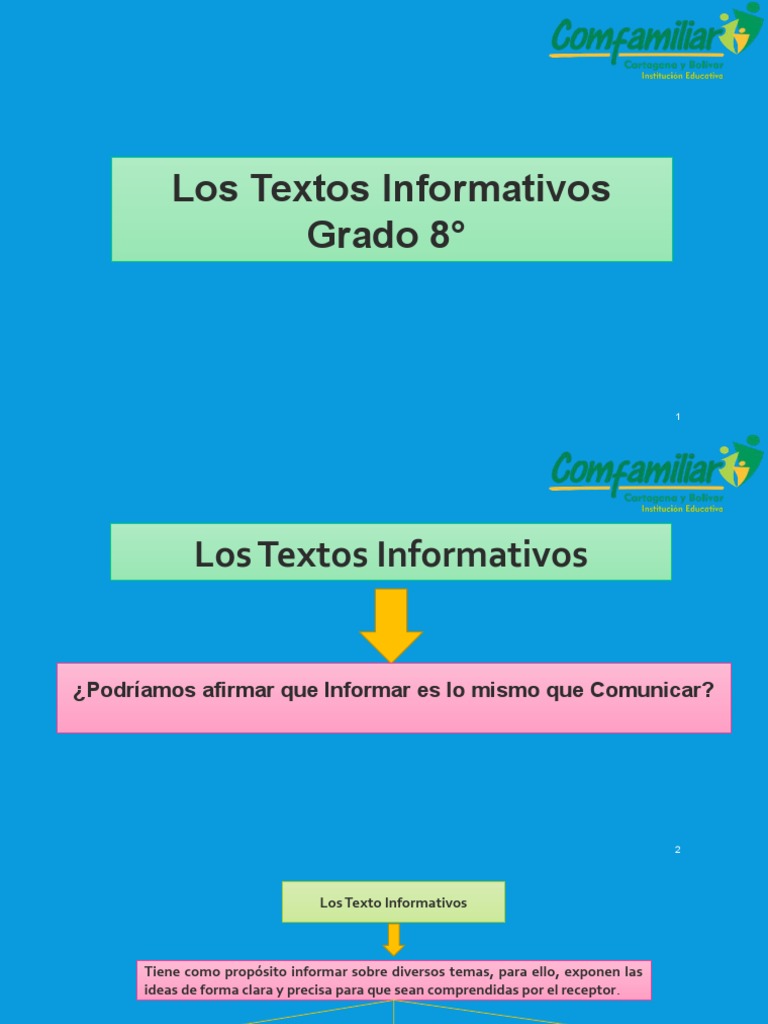 Textos Informativos y su Estructura | PDF | Infografia | Información