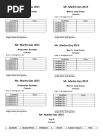 Pageant Program Flow | PDF | Fashion | Clothing