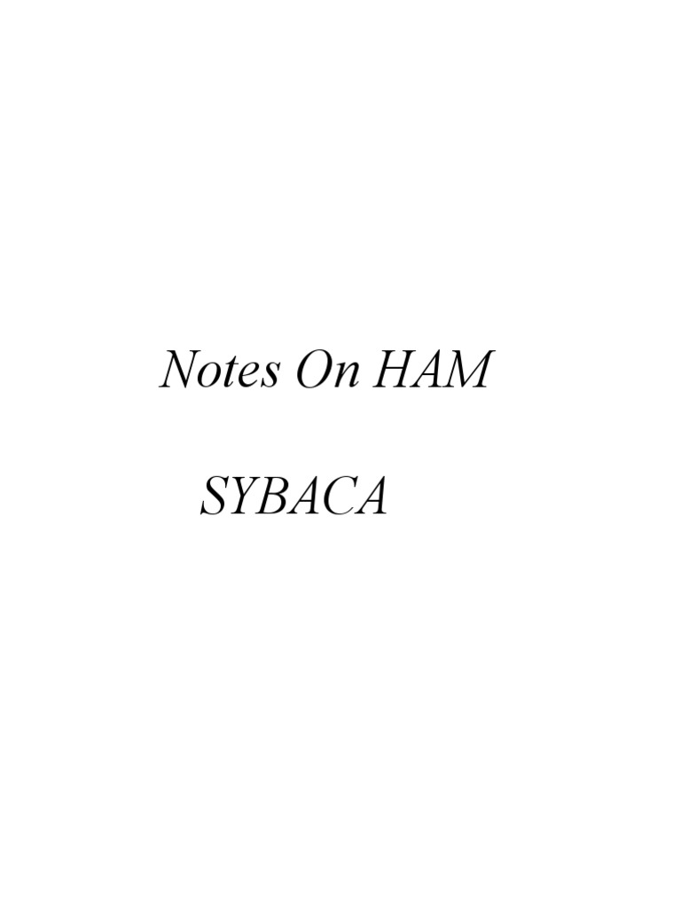 Notes On HAM | PDF | Human Resources | Human Resource Management