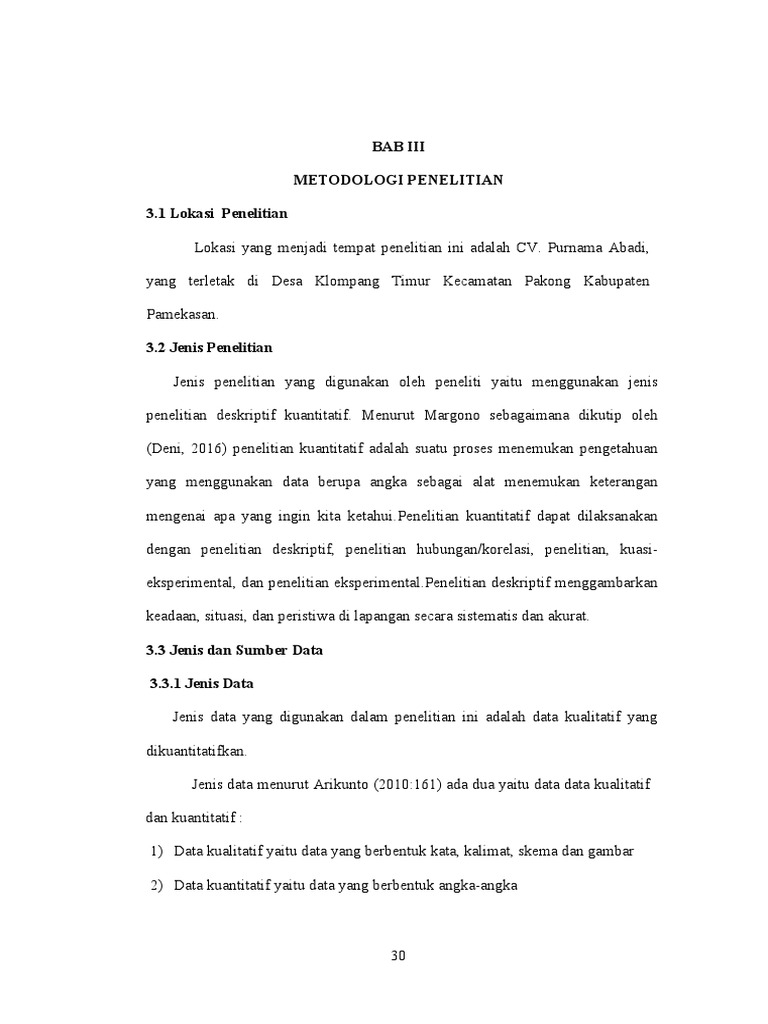 Bab 3 Proposal Dila | PDF