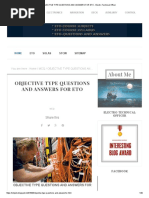 Eto Sample Question Paper V2 | PDF | Electric Motor | Transistor