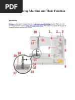 Sewing Machine Parts and Functions Guide | PDF | Sewing Machine | Sewing