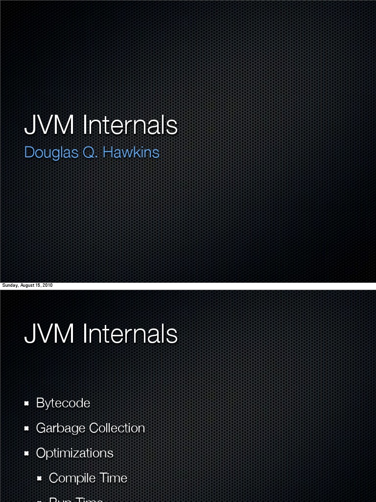 JVM Internals | Download Free PDF | Java Virtual Machine | Java ...