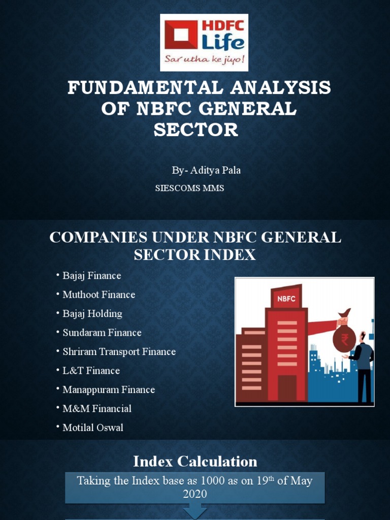 Fundamental Analysis of NBFC General Sector: By-Aditya Pala | PDF | Peg ...