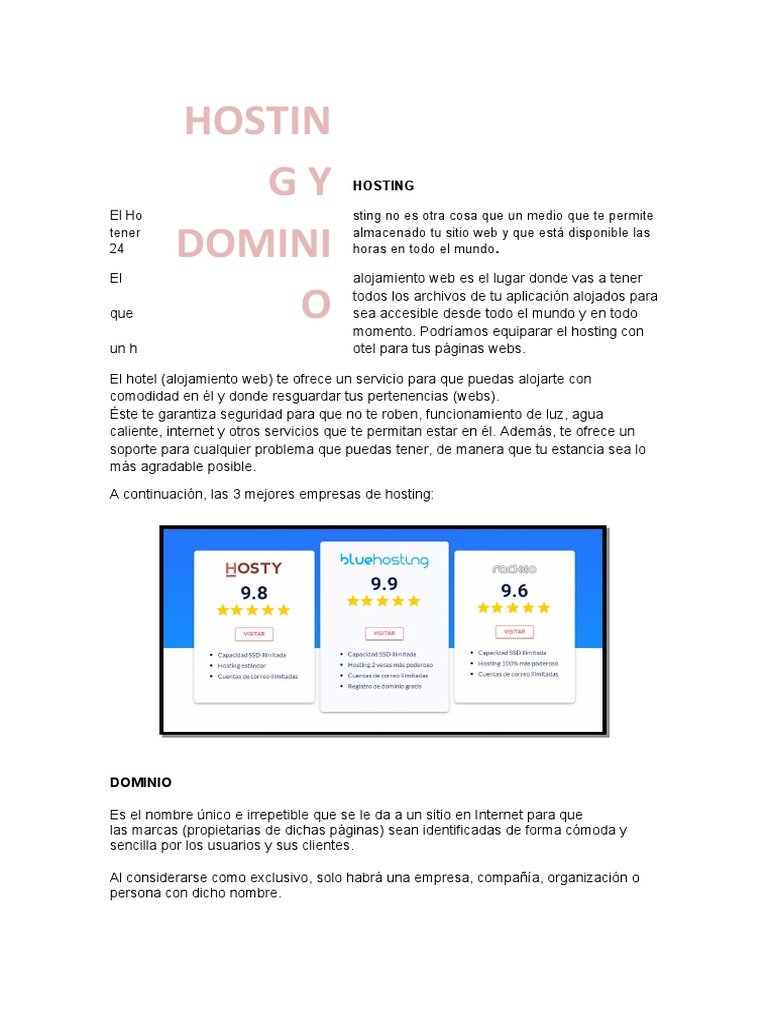 HOSTING | PDF