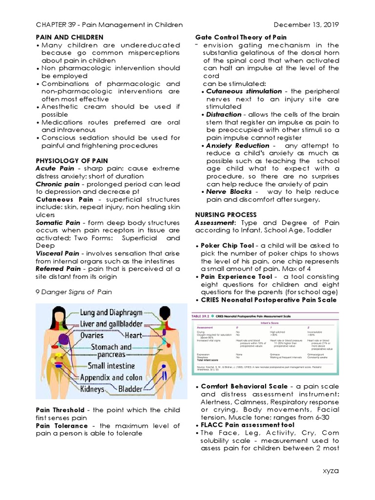 Chapter 39 Pain Management in Children | Download Free PDF | Analgesic ...