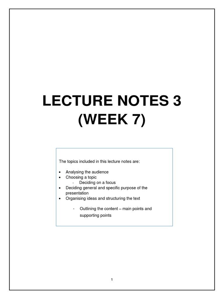 Lecture Notes 3 (WEEK 7) | PDF | Credibility | Stroke