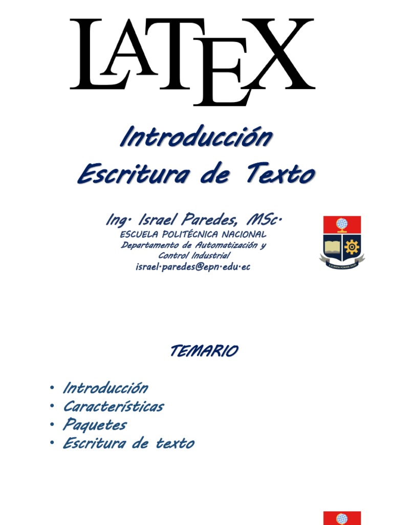 Guía para Escribir en LaTeX | PDF | Te X | Color