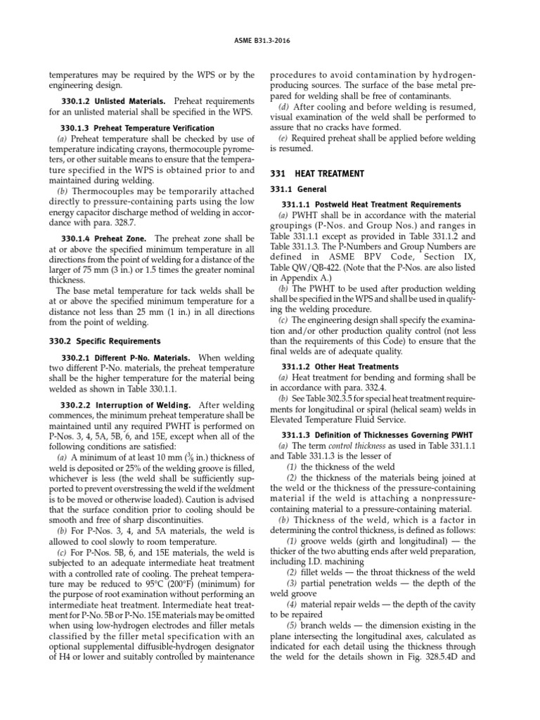 B31.3 2016 PDF | PDF | Welding | Construction