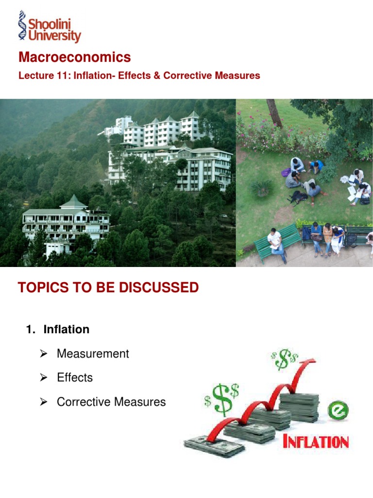 Macroeconomics: Lecture 11: Inflation-Effects & Corrective Measures ...