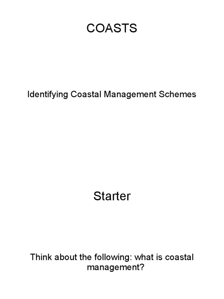 Coastal Management Scheme Analysis | PDF